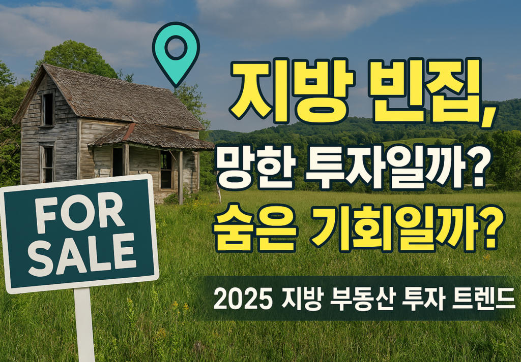 [1편] 지방 빈집 투자 바이블